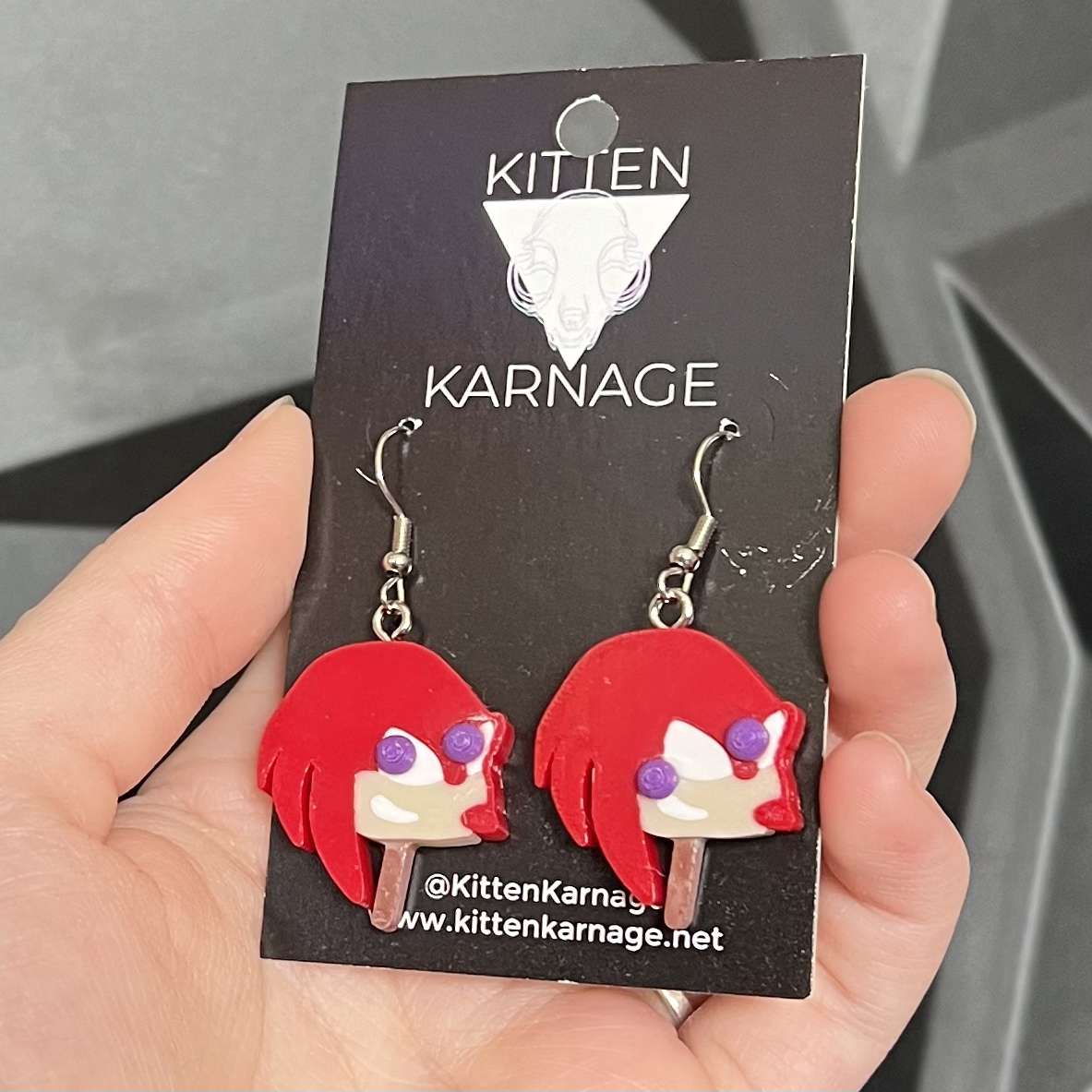 3D Printed Knuckles the Echidna Sonic the Hedgehog Popsicle with Gumba ...