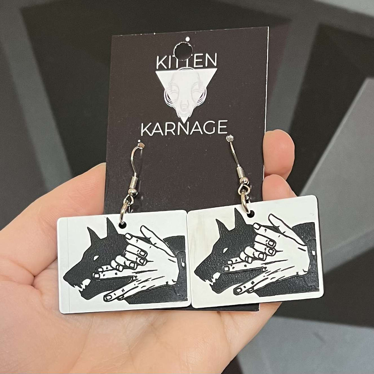 Megumi Fushiguro Divine Dogs JJK Jujutsu Kaisen Earrings – KittenKarnage